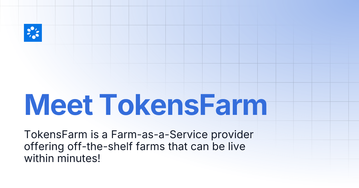 Meet TokensFarm | TokensFarm Docs